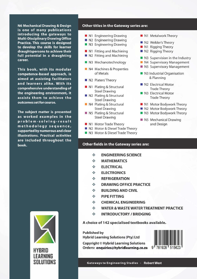N6: NEW N6 Mechanical Drawing and Design (Hardcopy)