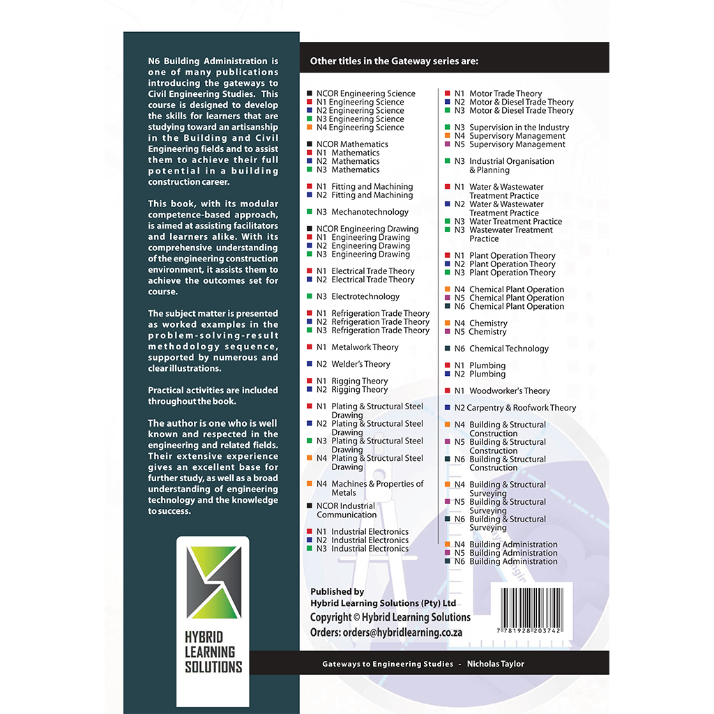N6: N6 Building Administration (Hardcopy)
